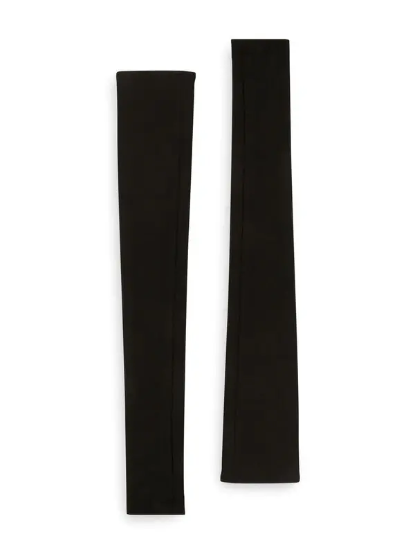 Dolce & Gabbana Logo Plaque Fingerless Gloves