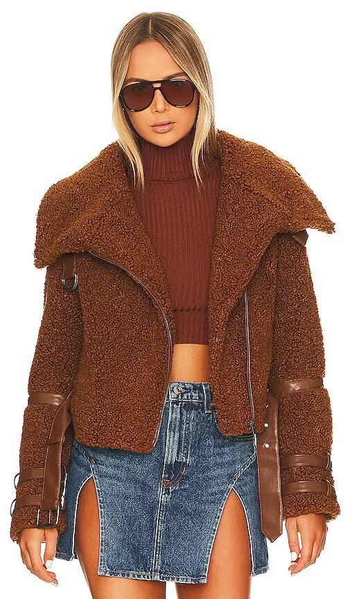 Tularosa Bailey Moto Jacket - Cappuccino