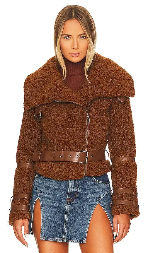 Tularosa Bailey Moto Jacket - Cappuccino