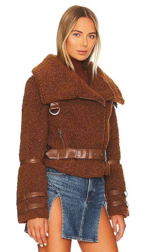 Tularosa Bailey Moto Jacket - Cappuccino