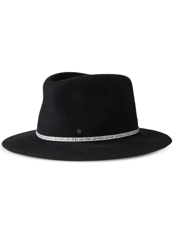 MAISON MICHEL Andre Collapsible Fedora - Black