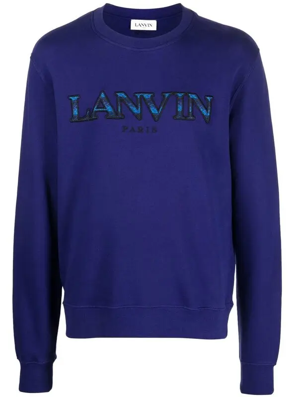 LANVIN Embroidered Logo Sweatshirt
