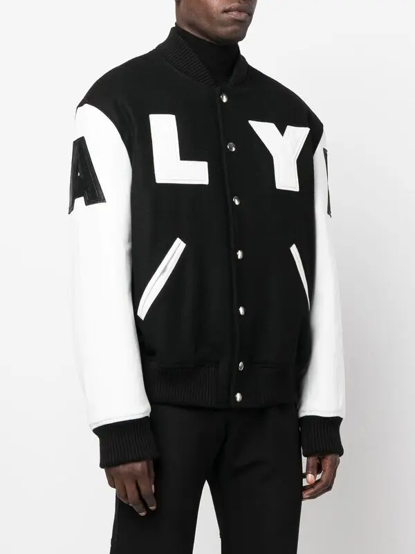 1017 Alyx 9sm Logo-print Varsity Jacket