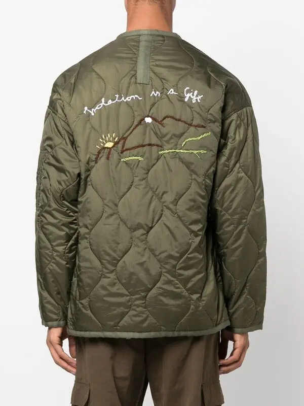 President's Embroidered Quilted Jacket