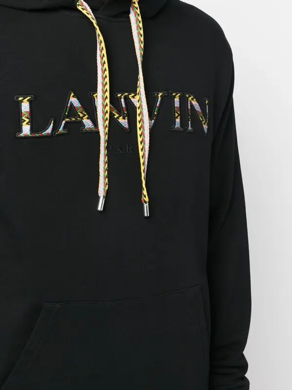 LANVIN Embroidered Logo Hoodie