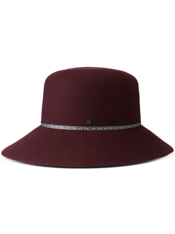 MAISON MICHEL Kendall Collapsible Hat - Red