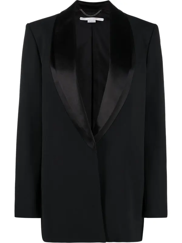 Stella McCartney Tailored Twill Dinner Jacket - Black