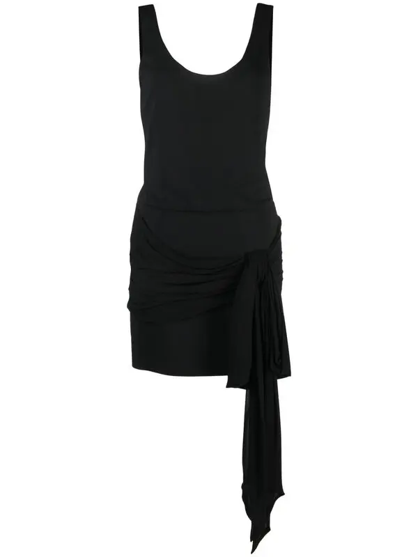 Philosophy Di Lorenzo Serafini Draped Tie Mini Dress