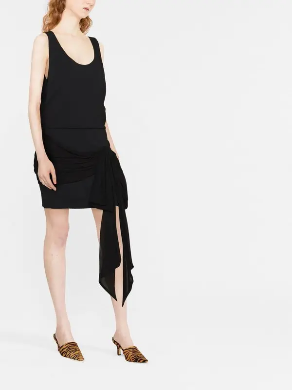 Philosophy Di Lorenzo Serafini Draped Tie Mini Dress