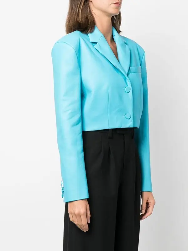 Giuseppe Di Morabito Cropped Blazer - Blue