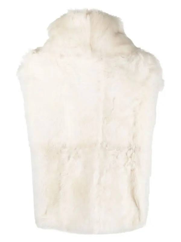 YVES SALOMON Sleeveless Shearling Jacket