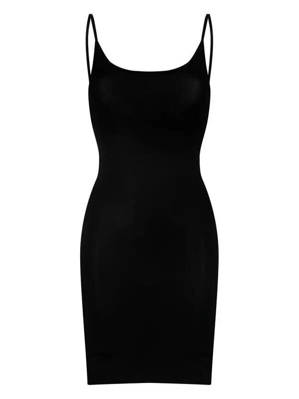 BASERANGE Spaghetti Strap Scoop Neck Mini Dress