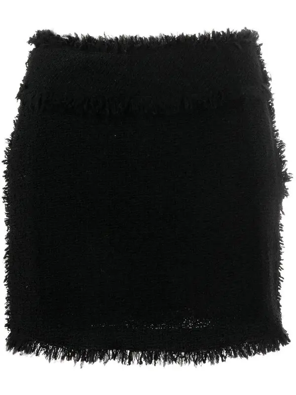 Alberta Ferretti Tweed-design Mini Skirt