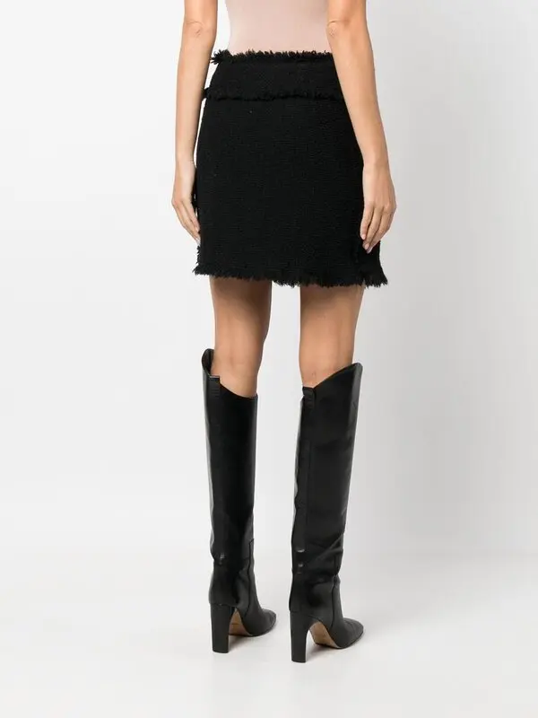 Alberta Ferretti Tweed-design Mini Skirt