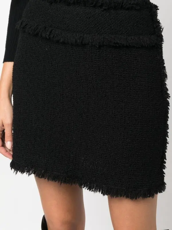 Alberta Ferretti Tweed-design Mini Skirt
