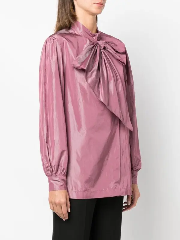 Alberta Ferretti Bow Detail Blouse