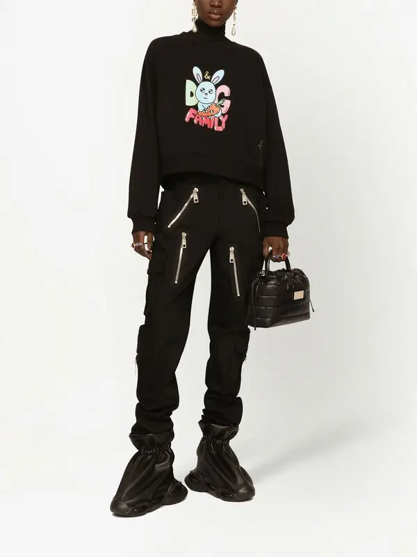 Dolce & Gabbana Graphic-print Cotton-blend Sweatshirt