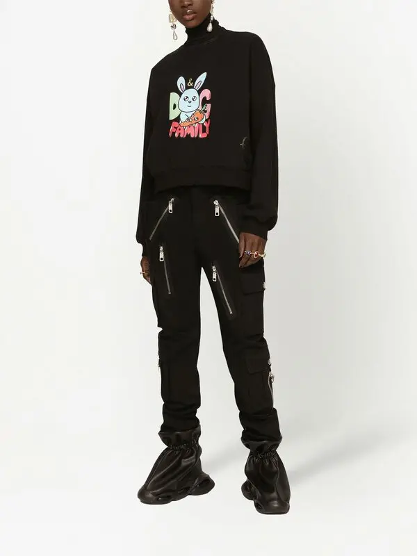 Dolce & Gabbana Graphic-print Cotton-blend Sweatshirt