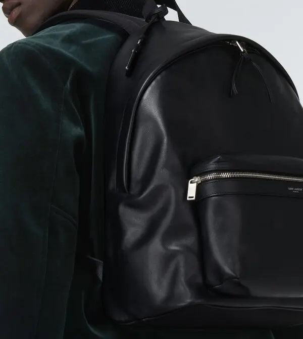 Saint Laurent City Leather Backpack
