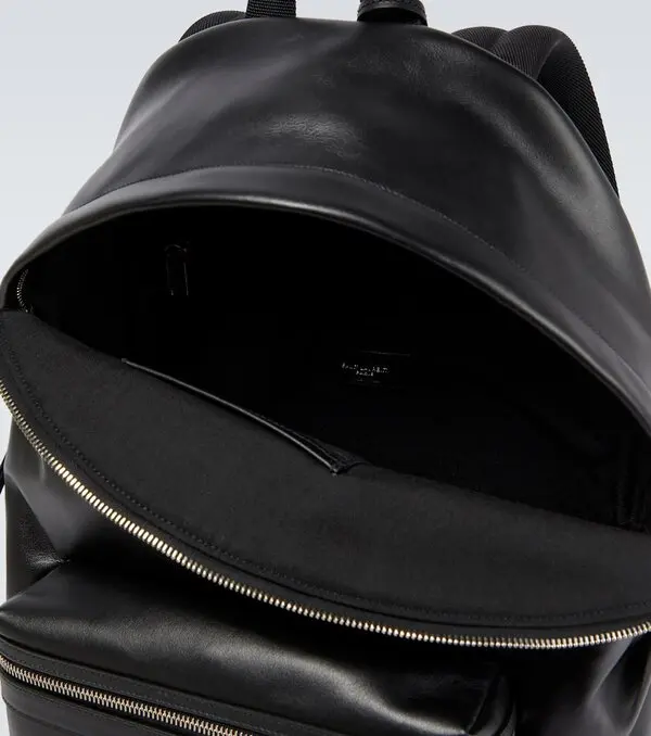 Saint Laurent City Leather Backpack