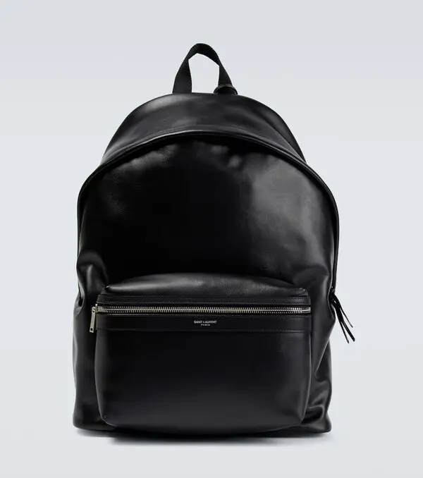 Saint Laurent City Leather Backpack