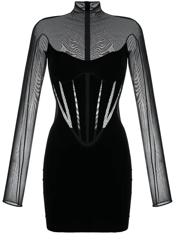 tiered mesh maxi dress Black Mesh Overlay Tiered Maxi Dress Small