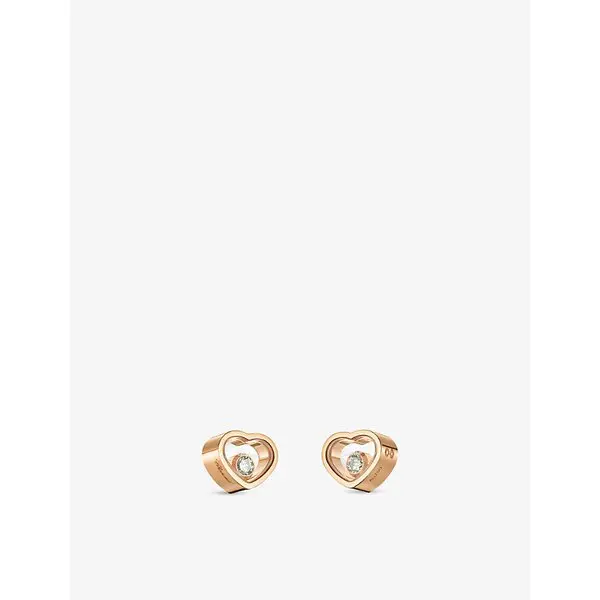 Chopard My Happy Hearts Single Stud Earring - Rose Gold