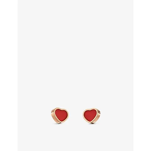 Chopard My Happy Hearts Single Stud Earring - Rose Gold