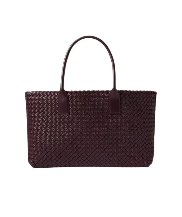 bottega veneta - Bottega Veneta Cabat Intrecciato Leather Tote