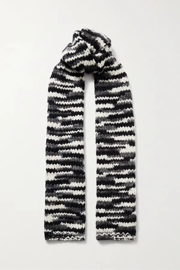 Gabriela Hearst Louvin Cashmere Scarf - Black