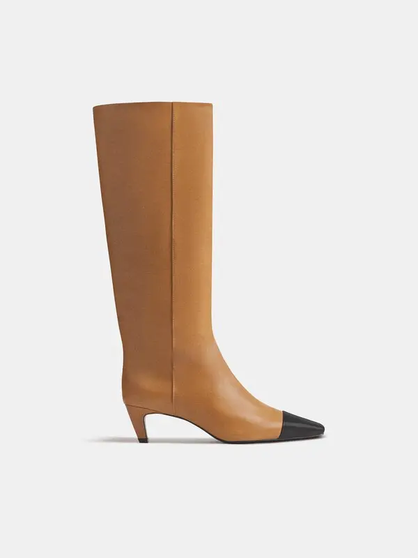 REFORMATION Remy Knee Boot - Natural