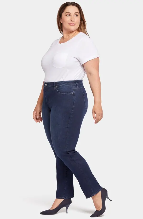 NYDJ Relaxed Straight Leg Jeans - Underground