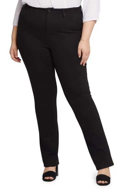 NYDJ Marilyn Straight Leg Pants - Black