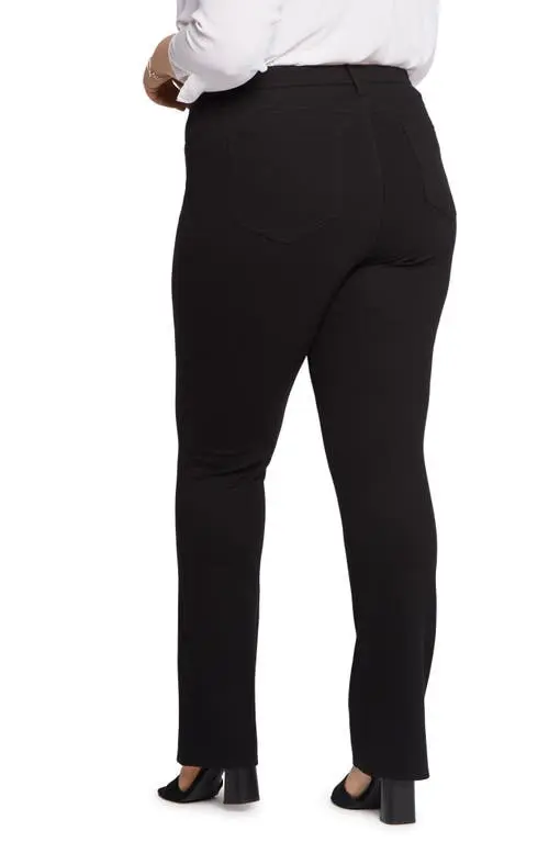 NYDJ Marilyn Straight Leg Pants - Black
