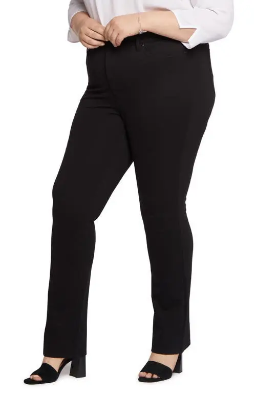 NYDJ Marilyn Straight Leg Pants - Black