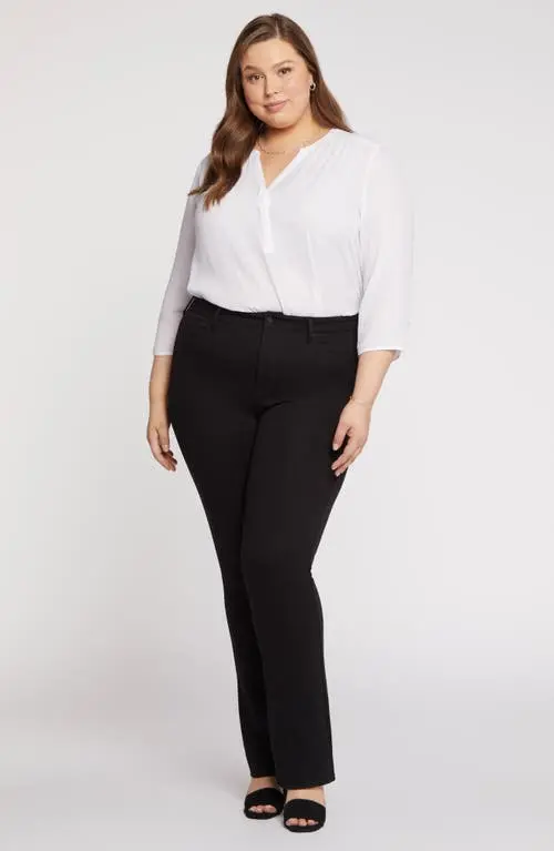 NYDJ Marilyn Straight Leg Pants - Black