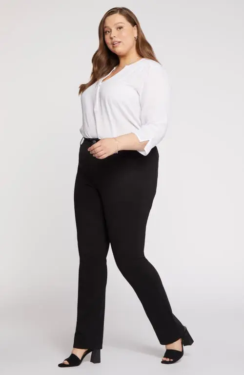 NYDJ Marilyn Straight Leg Pants - Black