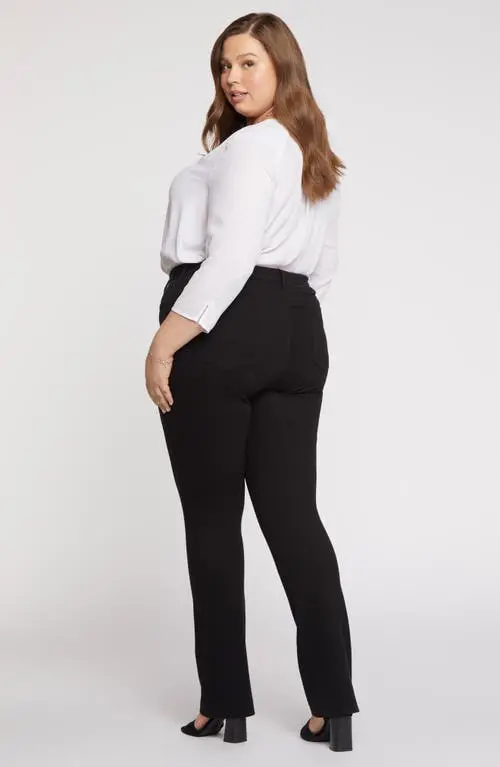 NYDJ Marilyn Straight Leg Pants - Black