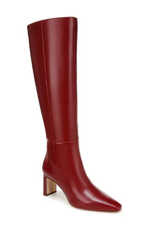 Sam Edelman Sylvia Knee High Boots - Cabernet Red