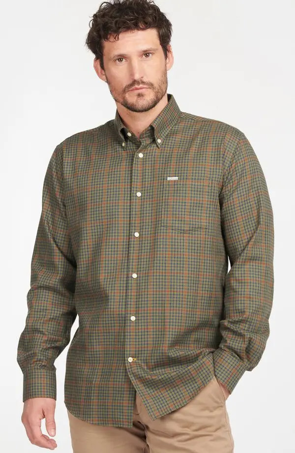 Barbour Henderson Thermo Weave Button-down Shirt