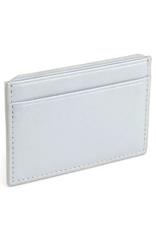 ROYCE NEW YORK Personalized Rfid Leather Card Case - Silverold Foil