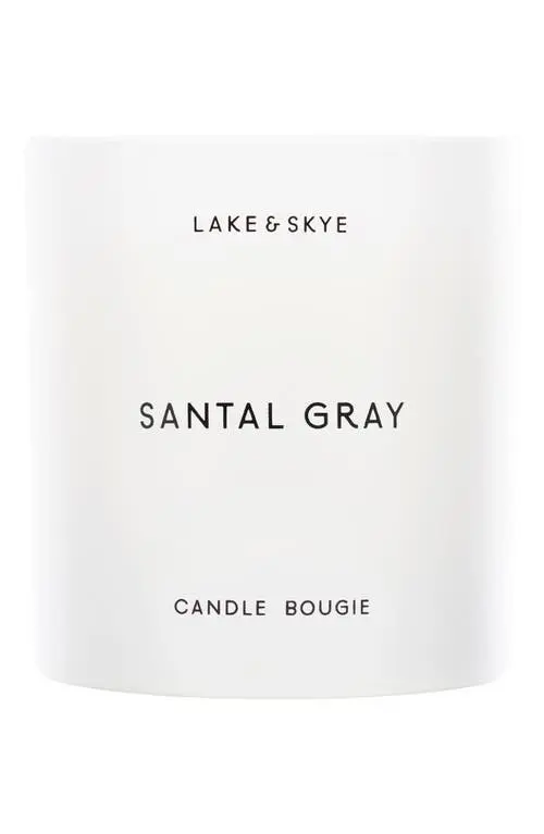 LAKE & SKYE Santal Gray Scented Candle - No Color