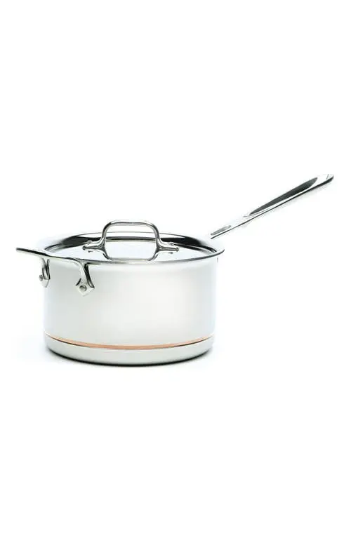 ALL-CLAD Copper Core 4-quart Saucepan With Lid - Stainless Steel