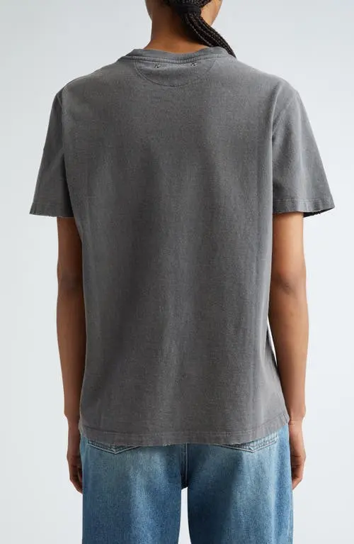 GOLDEN GOOSE Crystal Embellished T-shirt - Anthracite