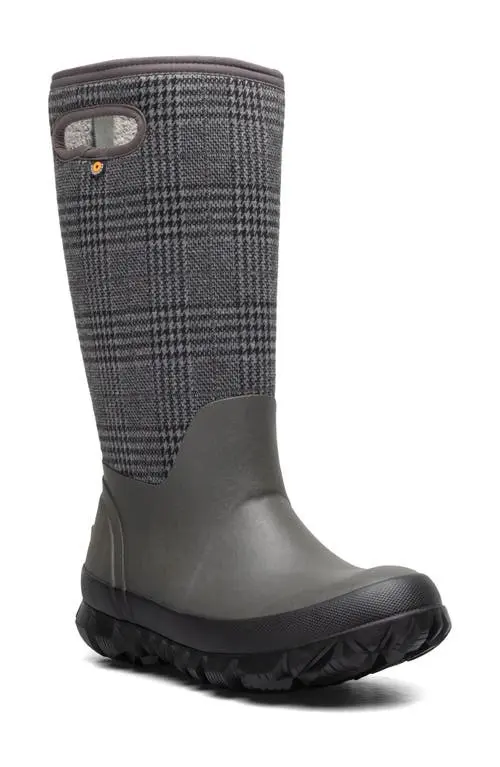 Bogs Whiteout Waterproof Boots - Cement Multi