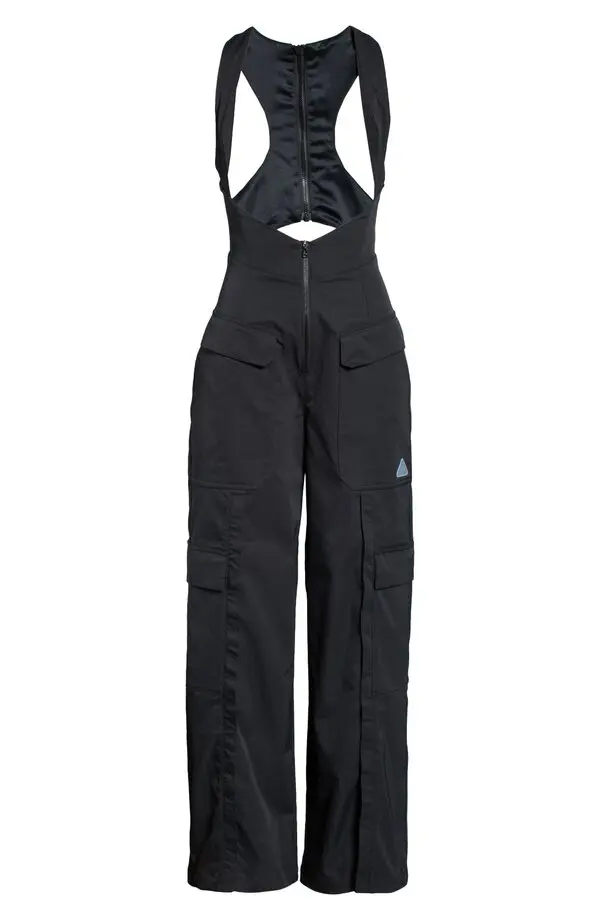 JORDAN 23 Engineered Chicago Corset Cutout Overalls - Black/ Black