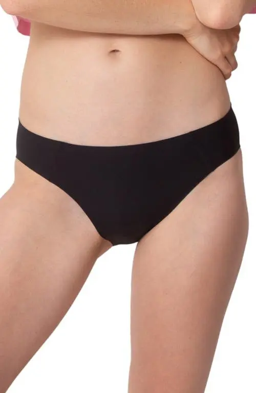 PROOF® Teen Period & Leak Resistant Everyday Superlight Absorbency Bikini Panties - Black