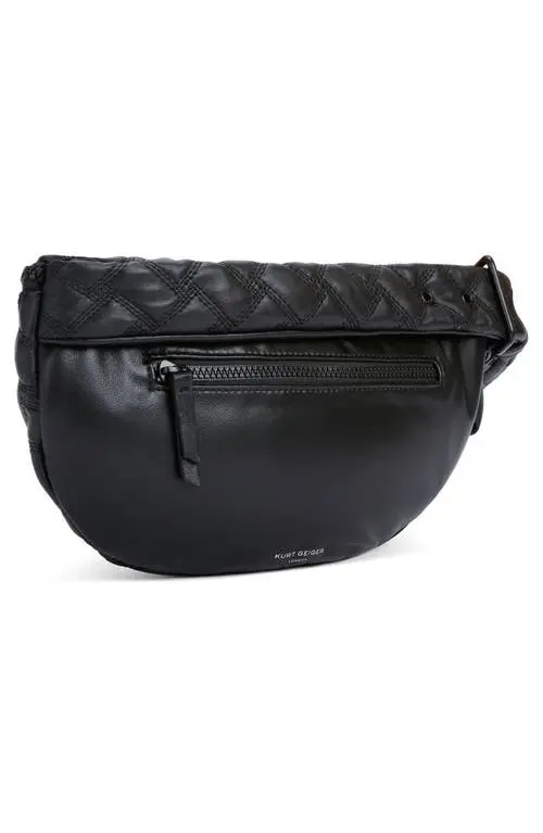 Kurt Geiger Kensington Drench Leather Belt Bag