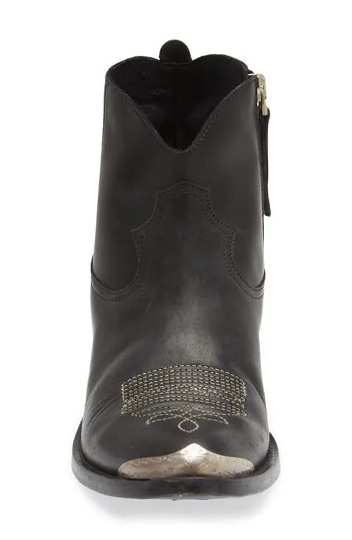 GOLDEN GOOSE Young Western Ankle Boots - Black