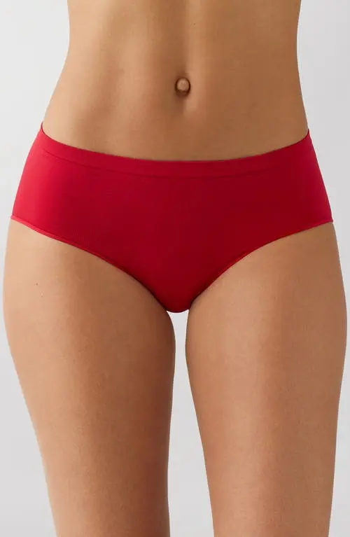 Wacoal Comfort Intended Daywear Hipster Panties - Chili Pepper Red
